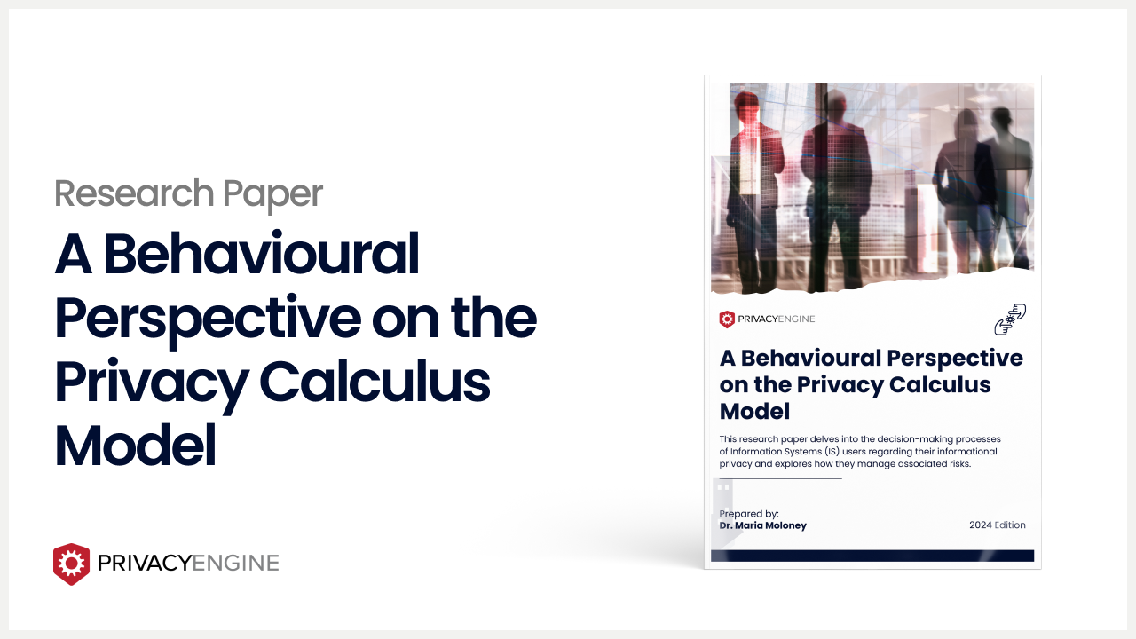 A Behavioural Perspective on the Privacy Calculus Model