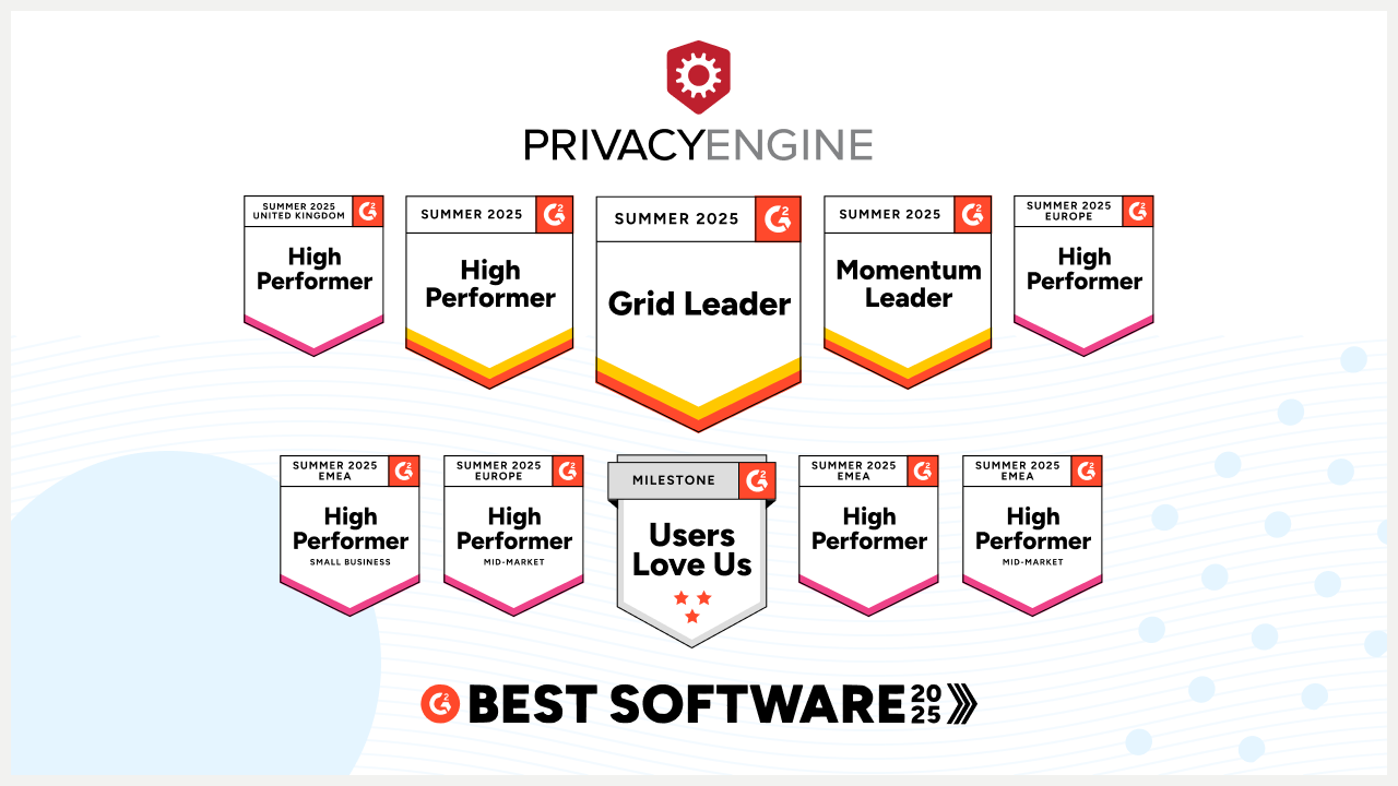 PrivacyEngine Wins 15 G2 Badges in Summer 2025
